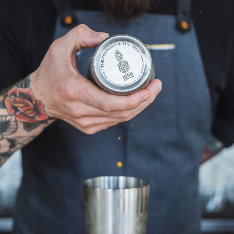 Piña Commercial Boston Tin Set, Brushed Finish – Piña Barware